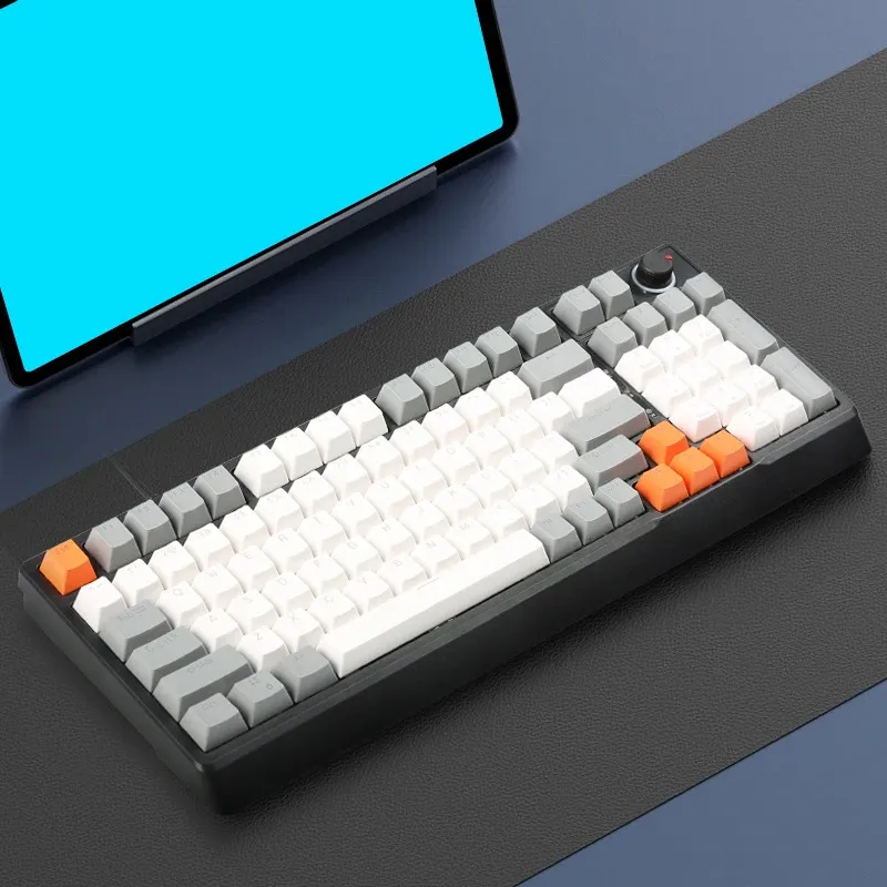 98 Key Ergonomic Mechanical Gaming Quiet Mechanical Keyboard With ...