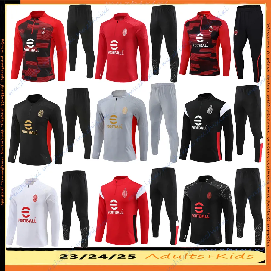 2025/2026 AC Long Sleeved Sports Suit Jacket Ibrahimovic Morata ...