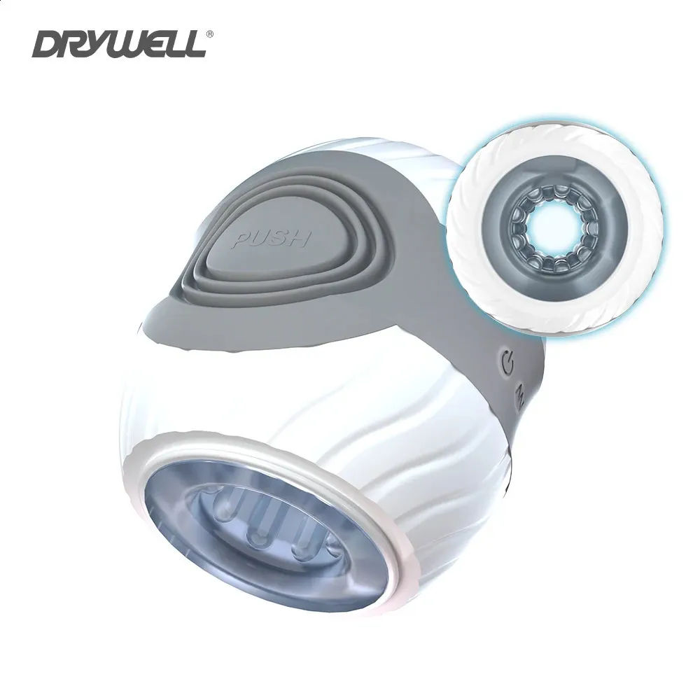 Drywell Automático Masturbators Estimulación Trainer Cup Open End ...