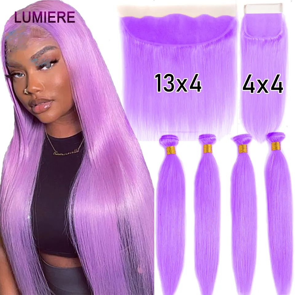 DHgate.com:Brazilian Virgin Hair 3/4 Bundles with Closure - Purple Bone ...