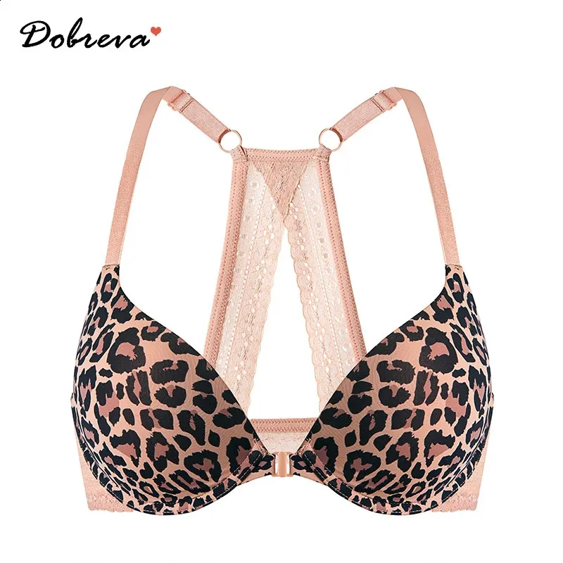 Women's Strapless Push Up Bra - Padded, Lace, Front Buckle Closure ...