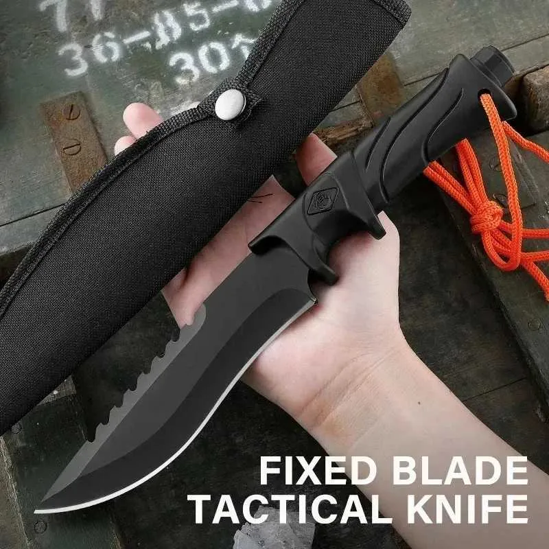 Outdoor Heavy Duty Survival Knife: Tactical Field & Camping, Sharp ...
