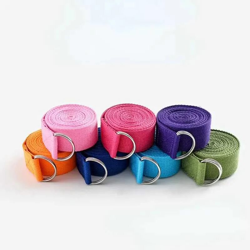 DHgate.com:Yoga Stretching Strap - 2.5m & 1.83m Polyester Cotton Rope ...