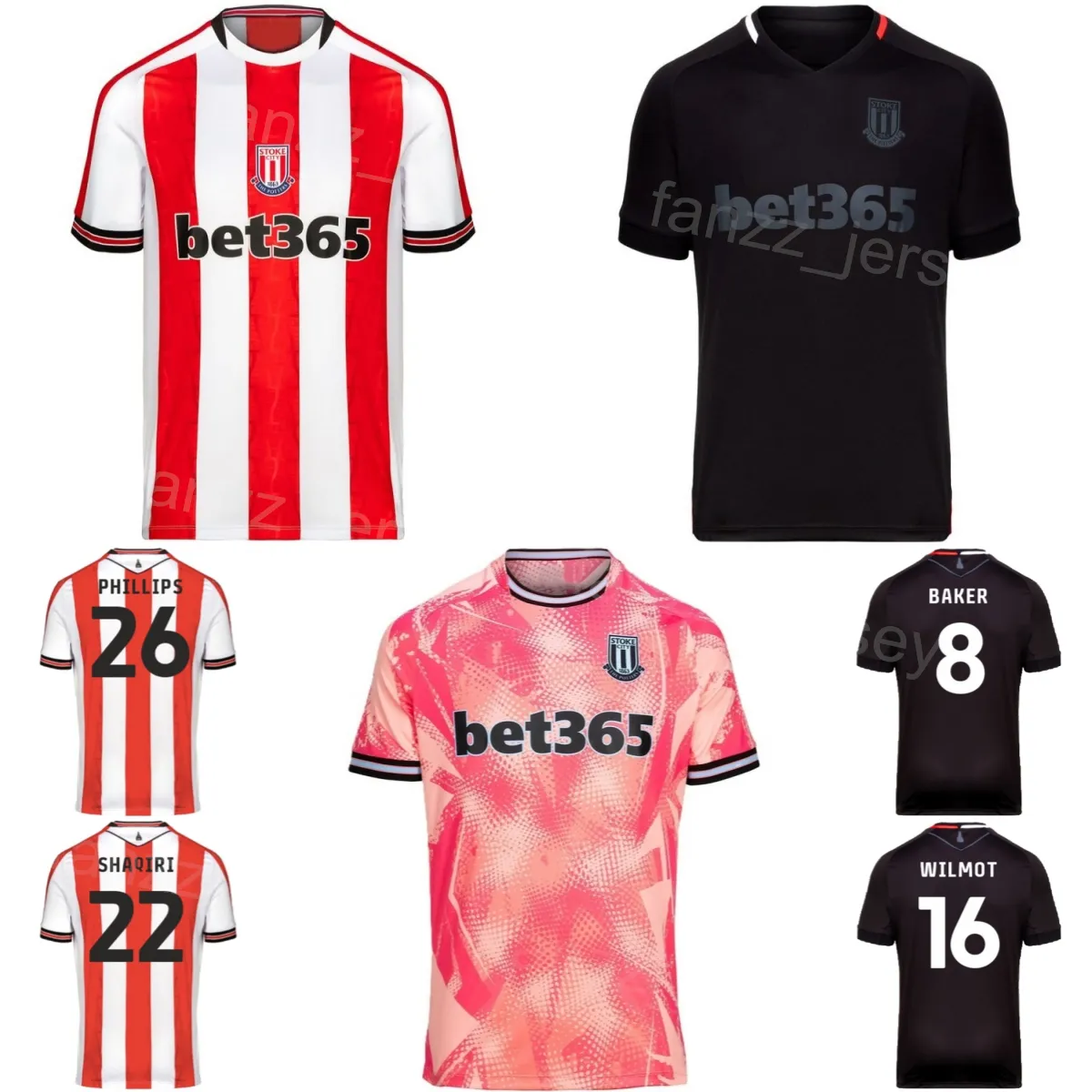 Club 24/25 Soccer Stoke City 42 Million Manhoef Jerseys 11 Lewis Koumas ...