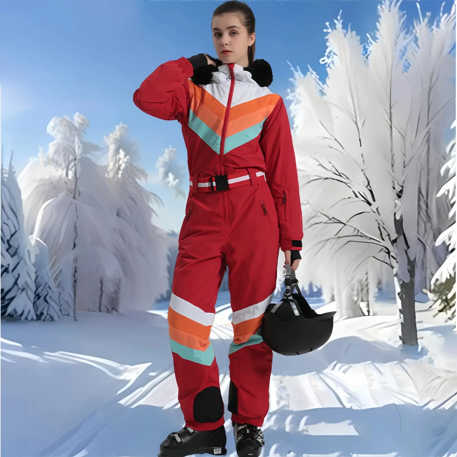2025 Winter Womens One Piece Goldbergh Ski Onesie Waterproof, Wear Resistant, And Warm For ...
