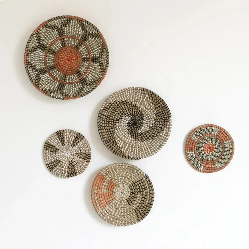 Handmade Seaweed Wall Mounting Panel For Stylish Home Decor Circular ...