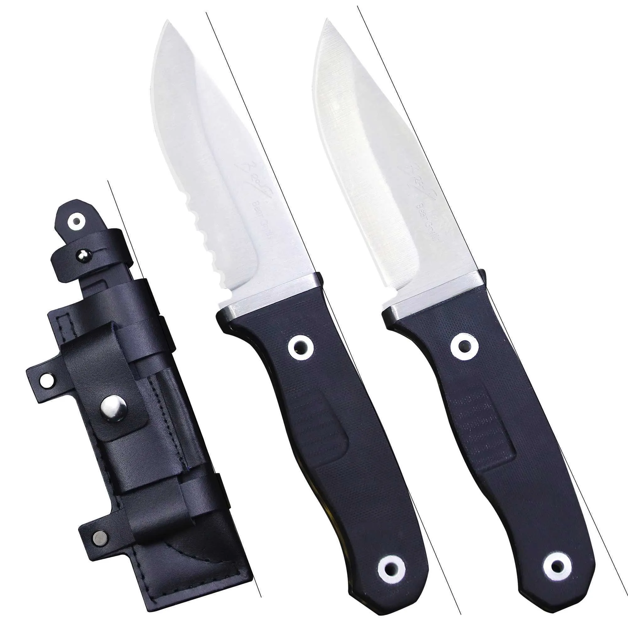 Multi-Tool Camping Knife: American B-Outdoor Survival Knife with Sheath ...