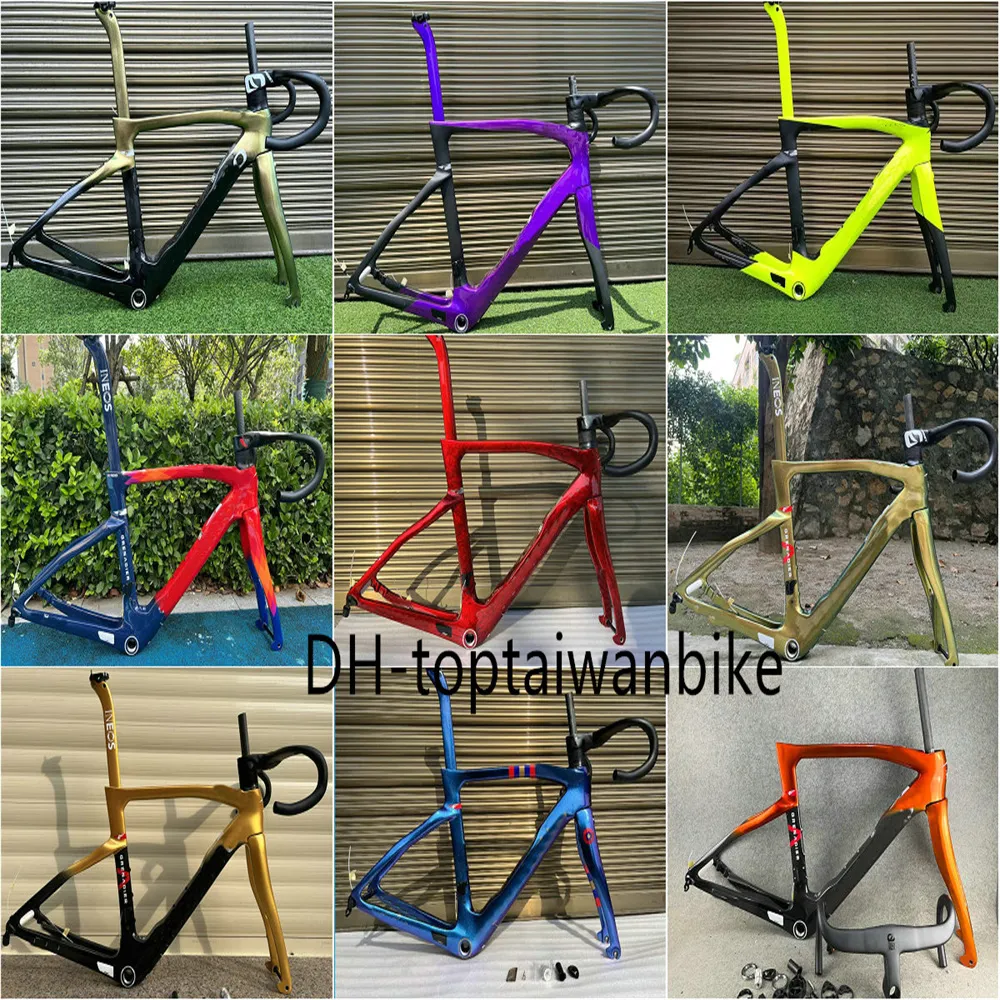 F Frame F14 Carbon Road Bike Frame With T1100 Disk And Handlebar F12 ...