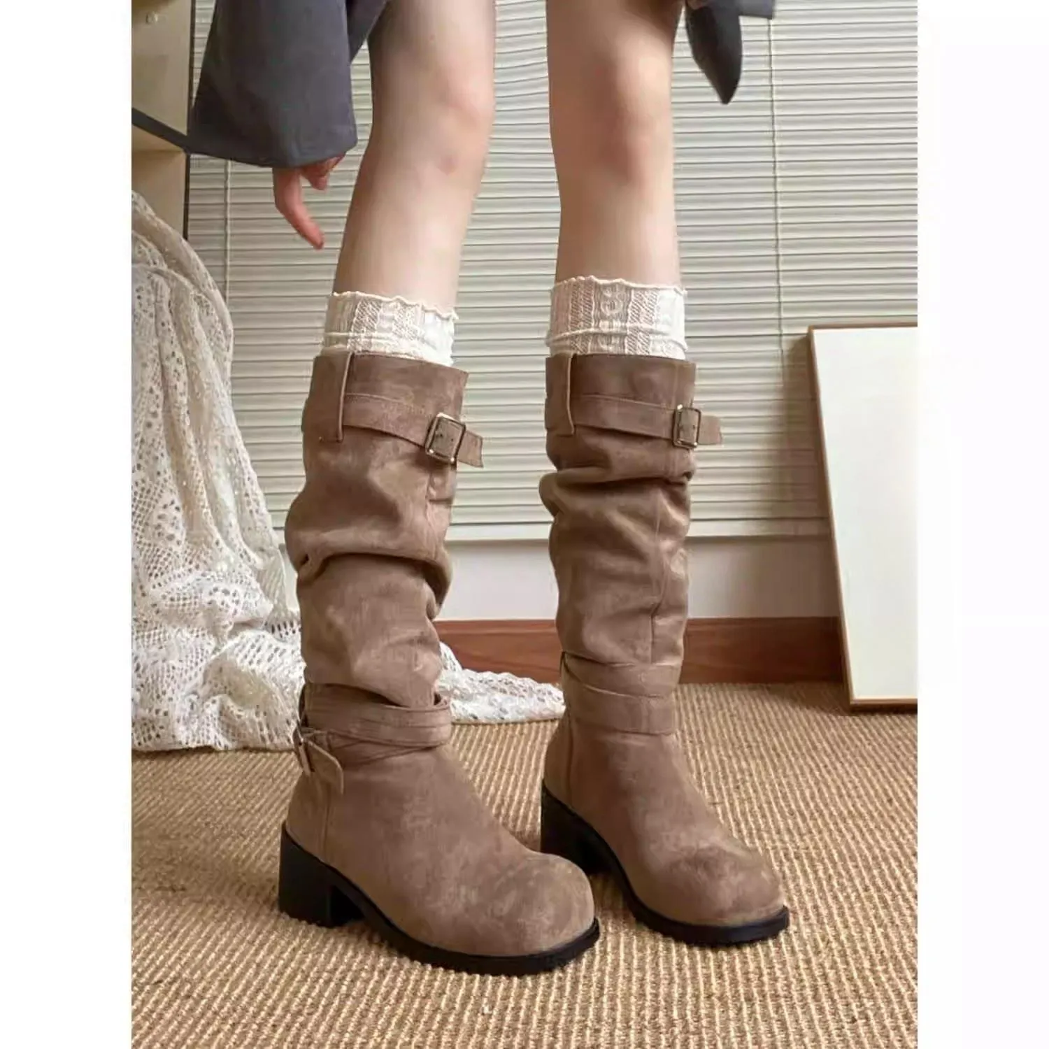 Trendy Clunky Heel Women's boots near me with High Heels - Fashionable ...