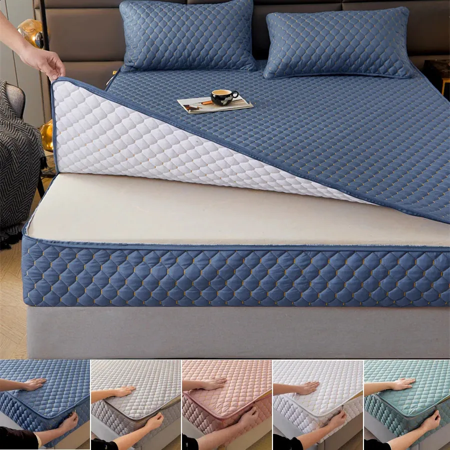 Waterproof Zippered Mattress Protector - 360° Full Enclosure, Thick ...