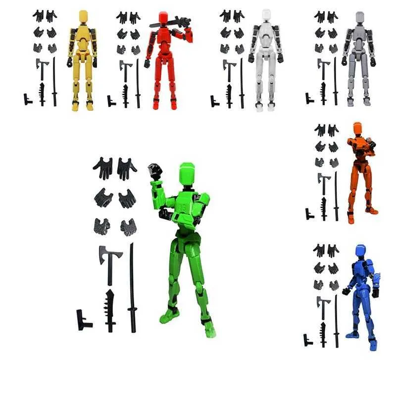 3D Printed Robot Action Diagram - Fully Articulated with Stop Motion ...
