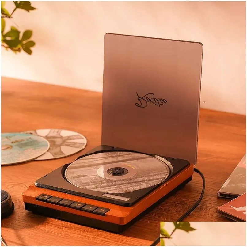 Portable CD Player with Bluetooth - Retro HiFi Audio, Digital Optical ...