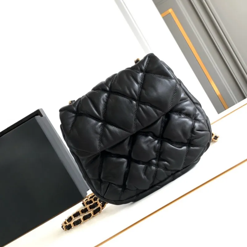 Bubble Leather Saddle Bag Designer Shoulder Bag, Crossbody Handbag From ...