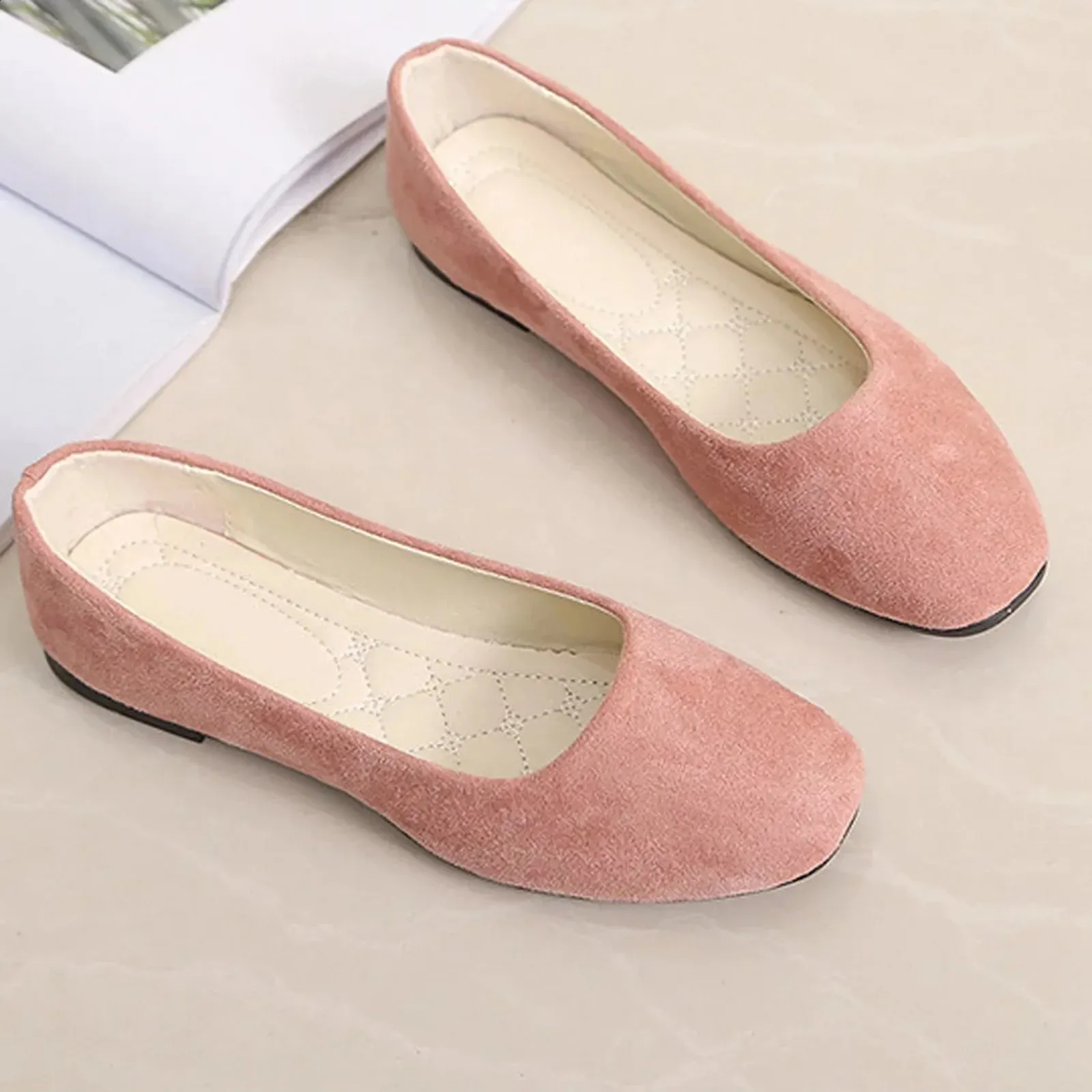 Candy Color Spring Loafers for Women - Comfortable Plus Size Casual 35 ...