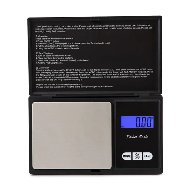 Premium Mini Digital Pocket Scale - 500g/0.01g Precision Weighing for Jewelry, Coins & More ...
