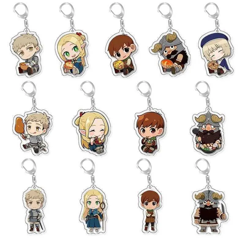 Kawaii Anime Figure Keychain - Transparent Charm Jewelry, Hot Selling ...