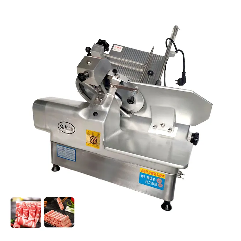 Multi Roll Automatic Beef Slicer Machine For Frozen Beef, Ham, And Lamb ...