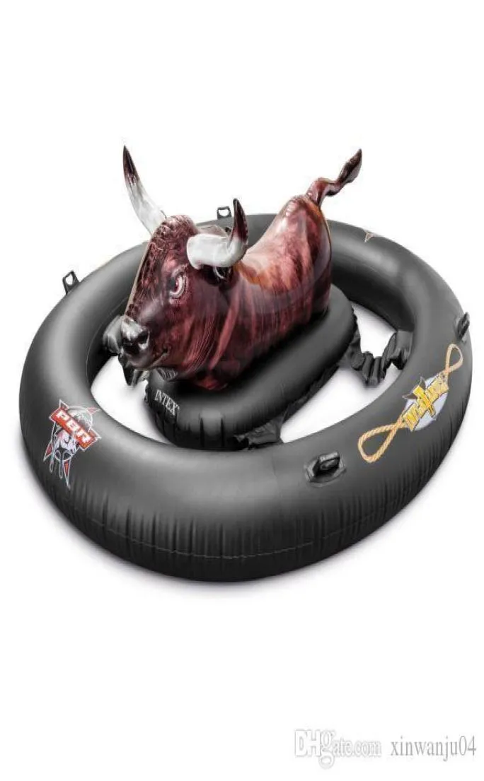 Intex PBR Inflatabull BullRiding Giant Inflatable Swimming Pool Lake ...