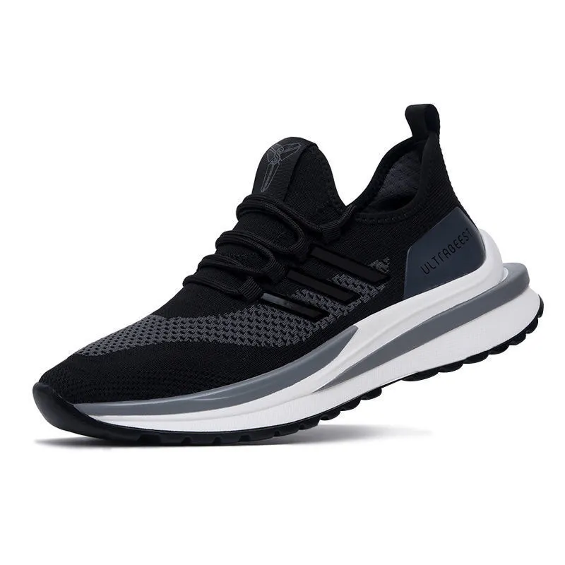 Bulk Men's Breathable Shoes Summer Lightweight Flying Woven Sneakers ...