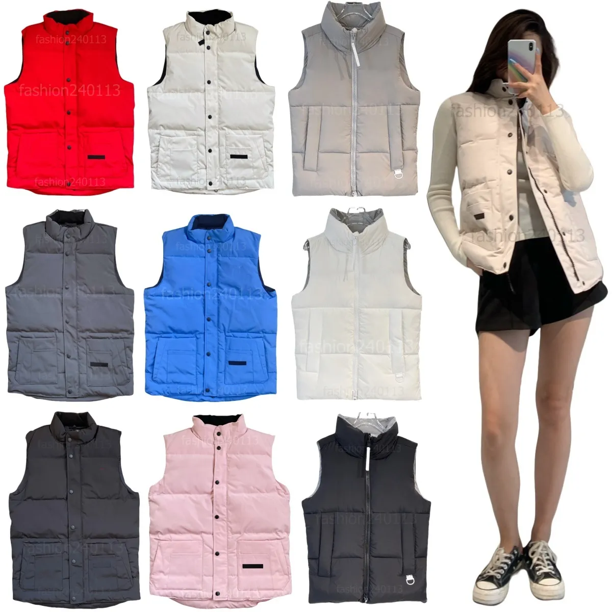 Gilet Clothing: Unisex Lightweight Padded Vest, Fur... From ...