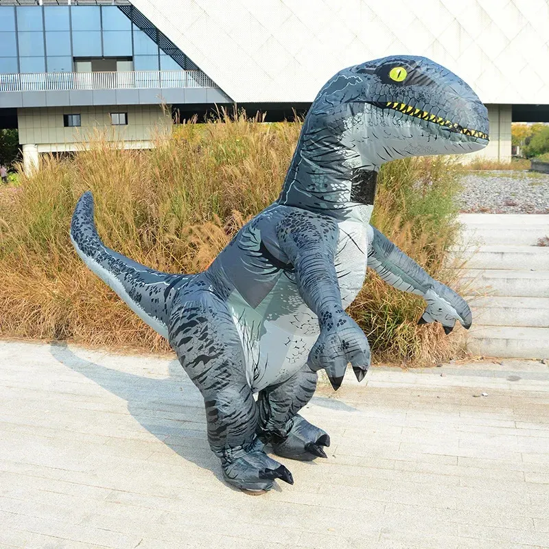 Inflatable T-Rex Dinosaur Costume for Adults - Halloween Cosplay Party ...