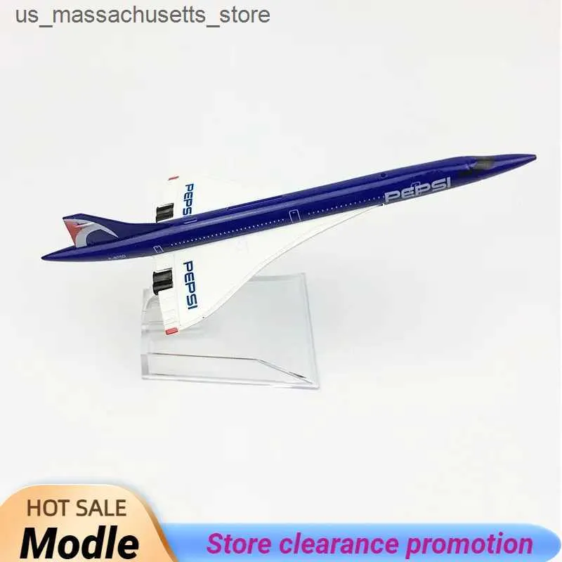 16CM Alloy Die-Cast Pepsi Concorde Airplane Model - Collectible ...
