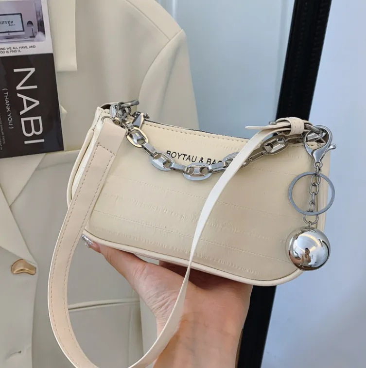 2025 Trendy Designer Ladies One Side Bag With Chain Strap For Women ...