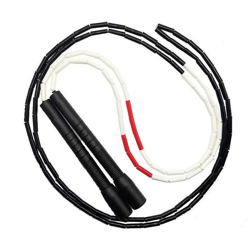 Bamboo Beaded Jump Rope for Adult & Kids - ABS Hard Beaded Cardio ...