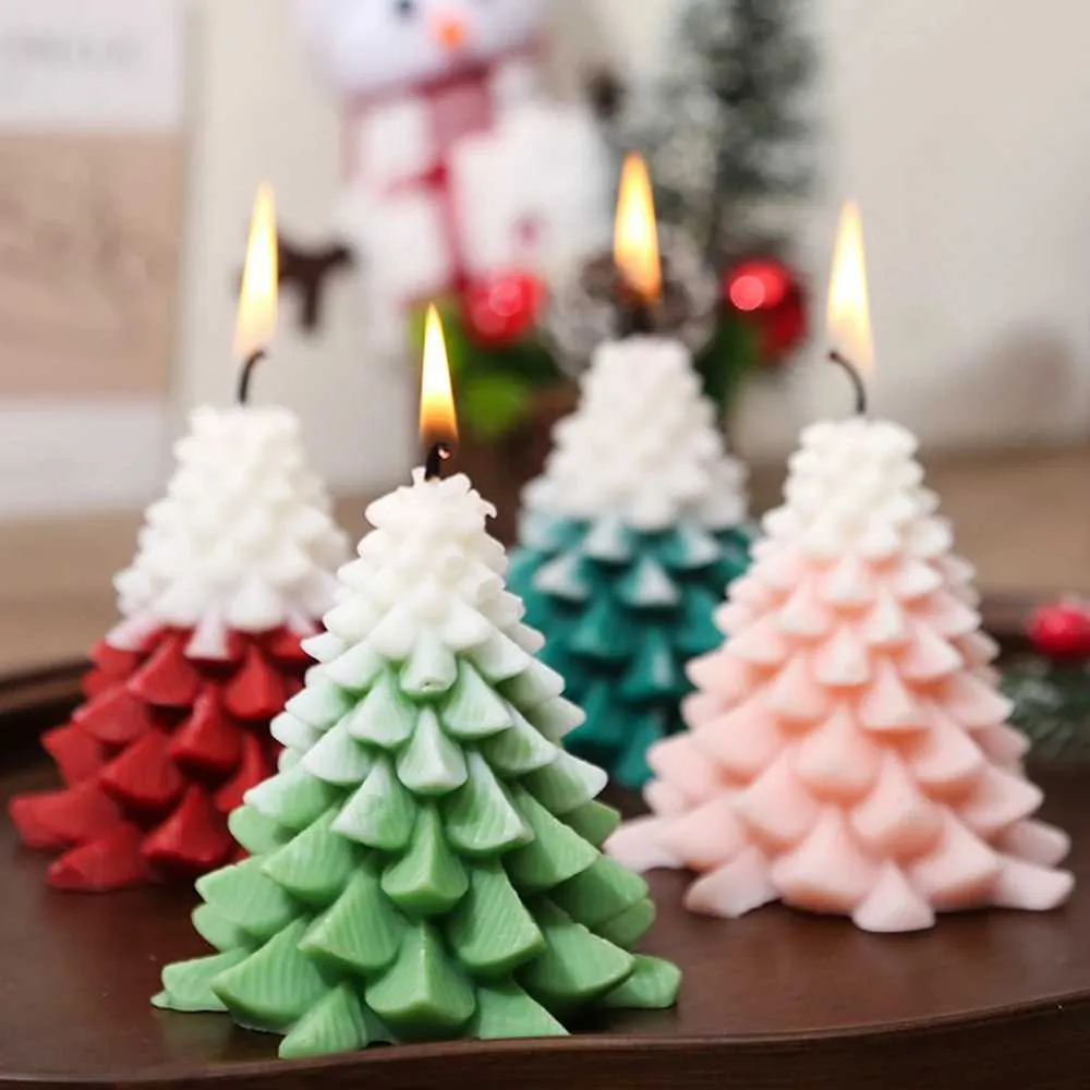 Christmas Tree Incense Candle Gift Set - DIY Aromatherapy Candles ...