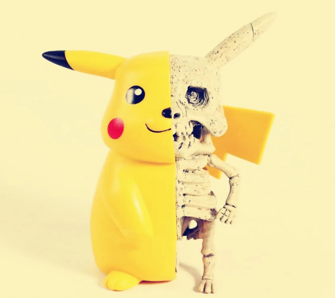 Pokemon Anime Monster Skeleton PVC Figure Collectible Funny Action ...
