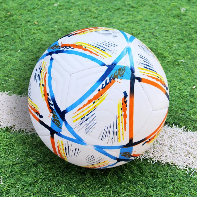 Professional Football Training Balls 5 Thick PU Explosionproof Soccer ...