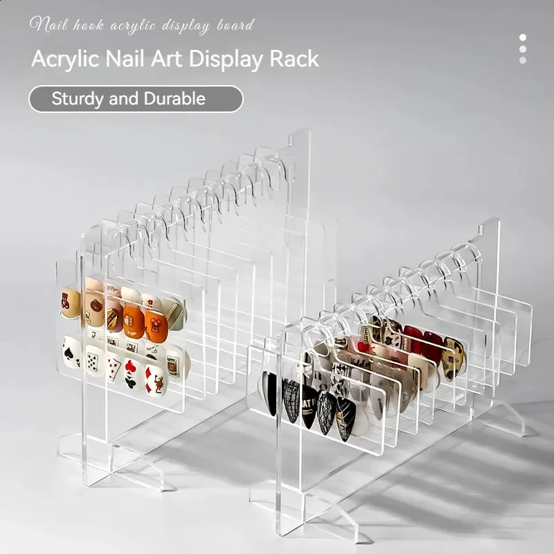 Premium Acrylic Nails Display Stand: Showcase Nail Art, Gel Polish ...