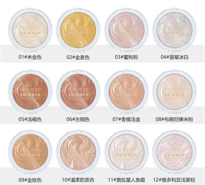 Pearl White & Gold Baked Highlighter Powder: Luminous Glow, Best Seller ...