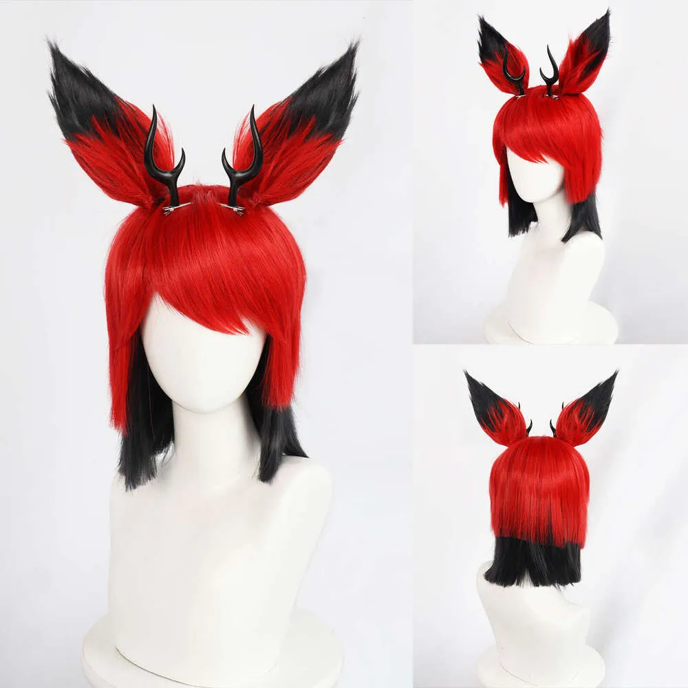 Authentic Hell Inn Broadcast Demon Alastor styled cosplay wig ...