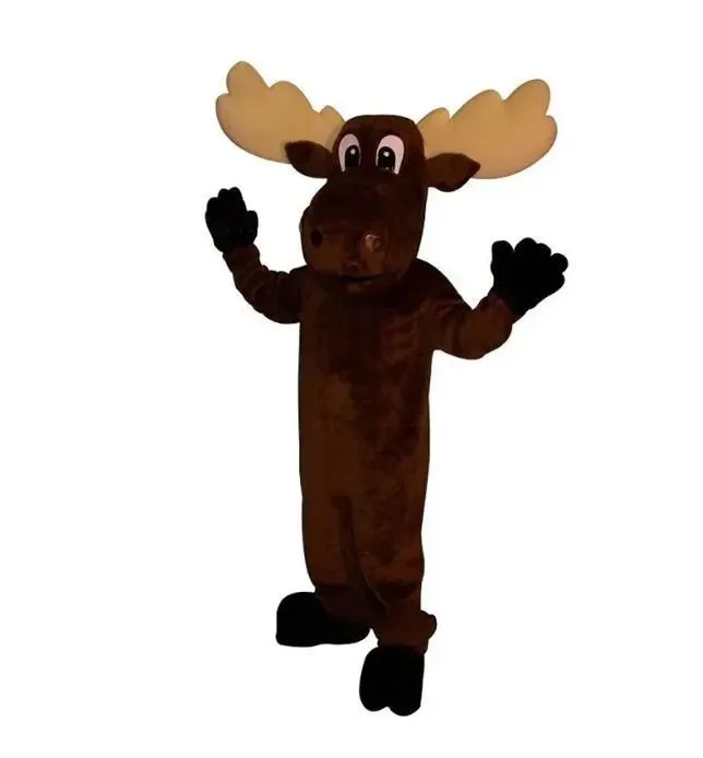 2025 Adult Size Moose Mascot Costume Cartoon Cattle Theme Character ...