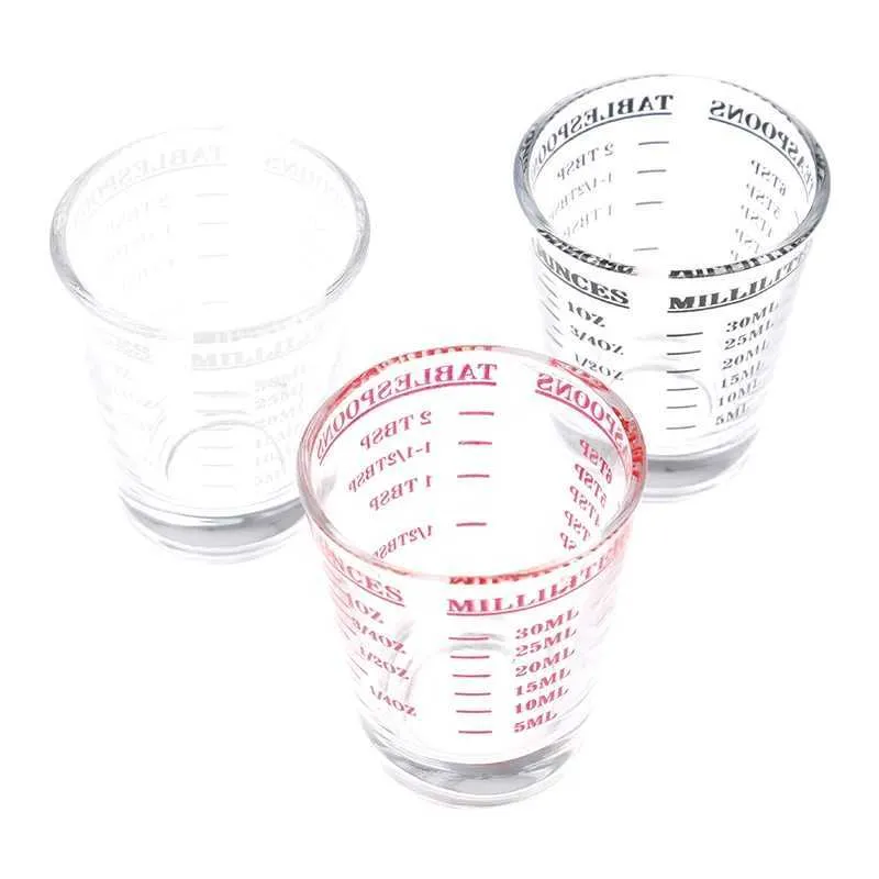 Premium 30ml Kitchen Measuring Cup with Graduated Lens - Accurate ...