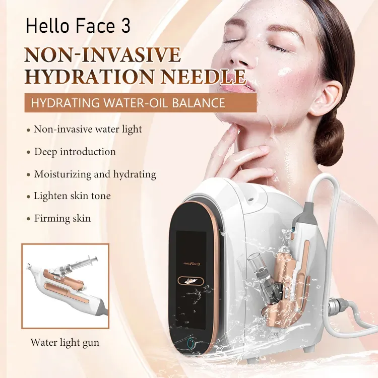 Hydrating Skin Lock With High Pressure Jet And Needleless Meso Laser ...