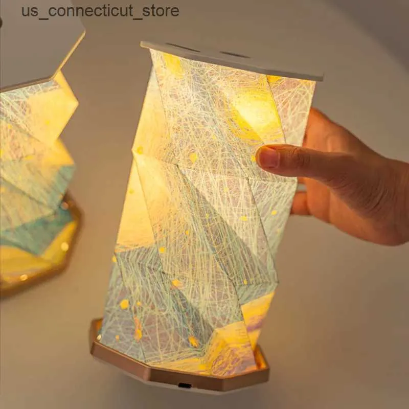Starry Sky Night Light: Folding Paper Lamp, Personalized Night Lamp ...
