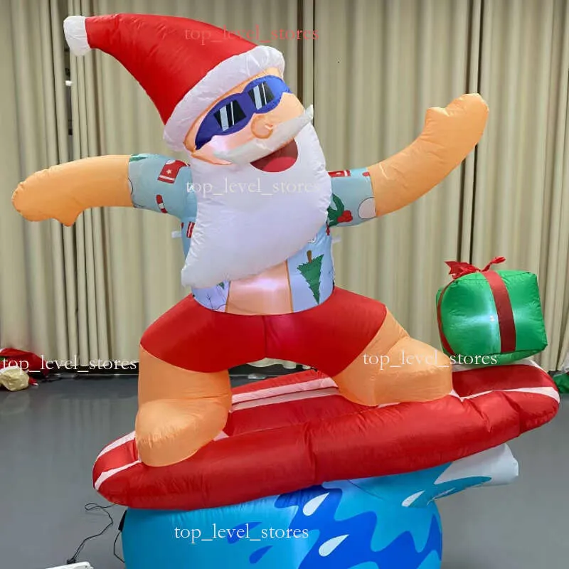 Christmas Climbing Windows With Inflatable Santa Claus Air Model Theme ...