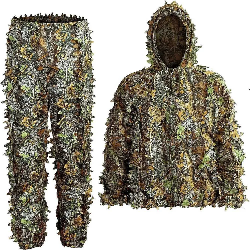 Biomimetic 3D Leafy Camouflage Hunting Suit - Men's, Women's, & Kids ...
