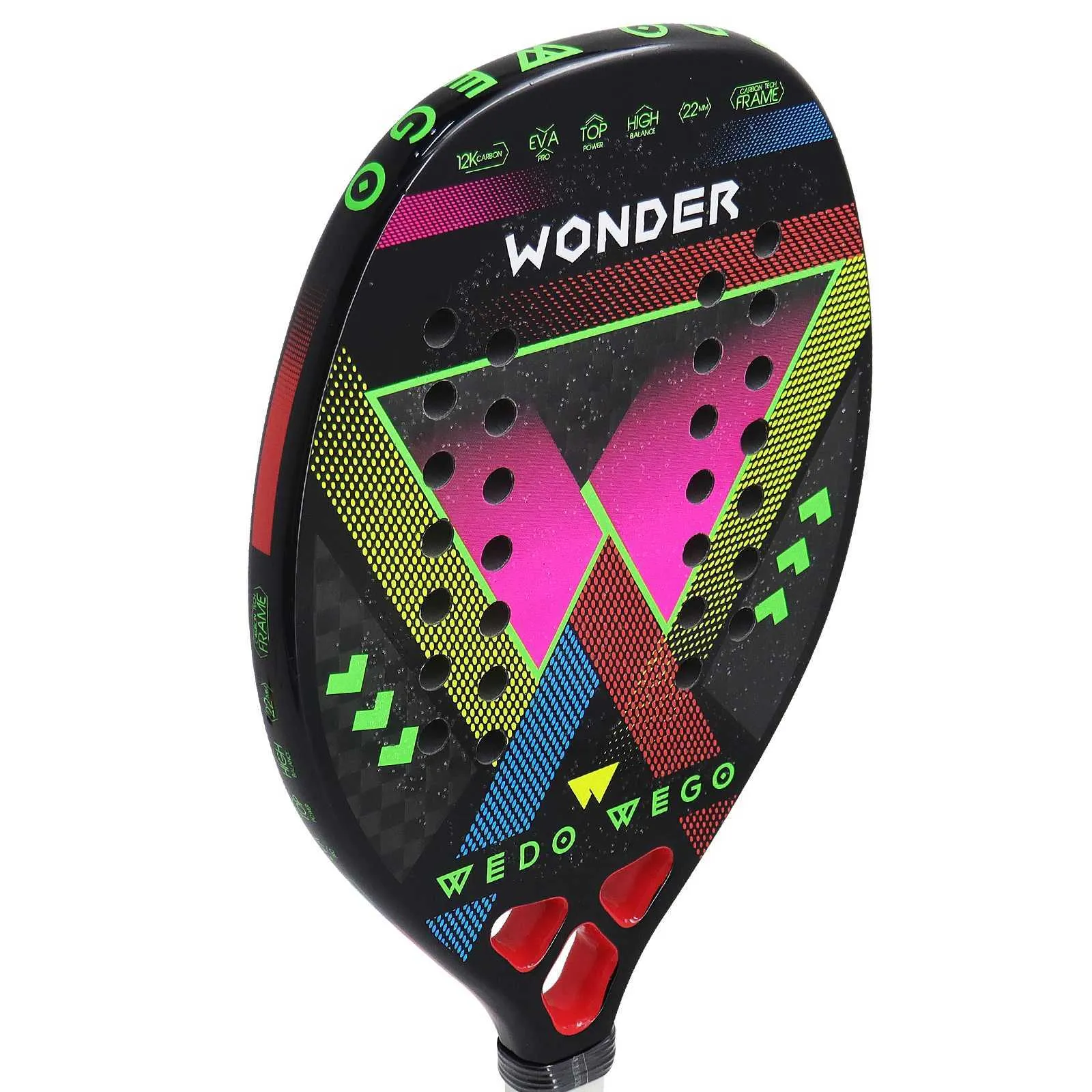 Beach Tennis Rackets: High Performance Paddle Tennis Racket With Carbon ...