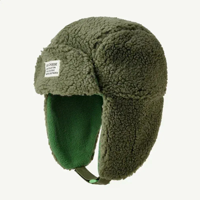 Unisex Wool Beaver Bomber Hat with Ear Flaps - Warm Winter Hat for ...
