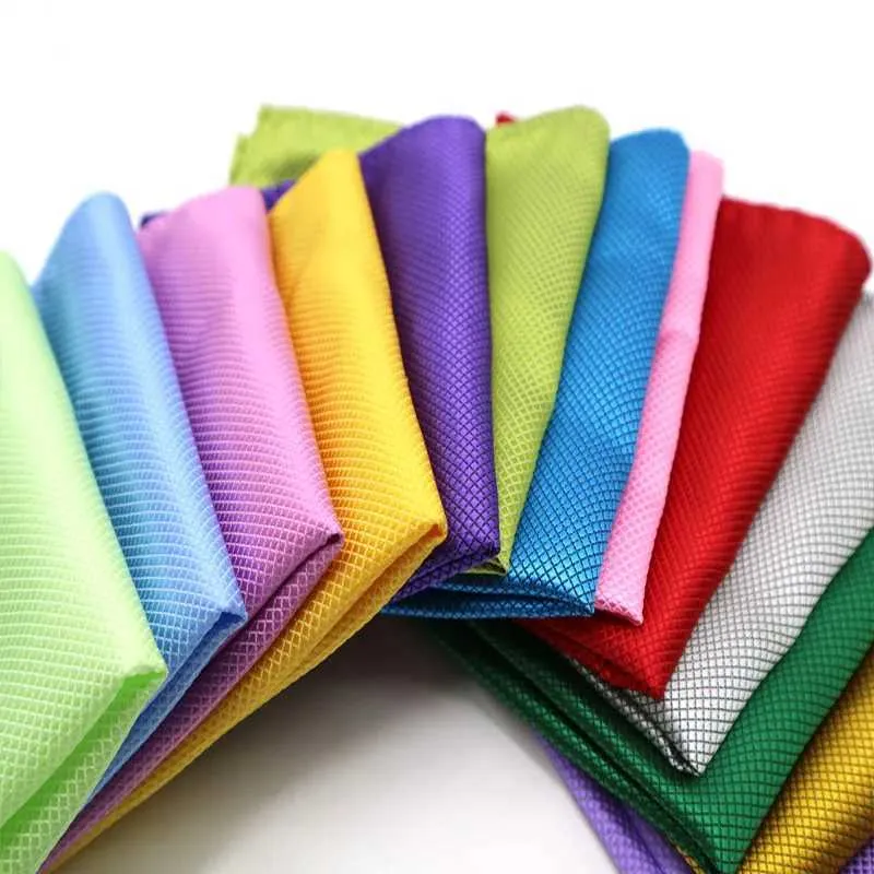 Men's Handkerchiefs, 22x22cm, Plaid & Solid, Polyester Hankies for ...