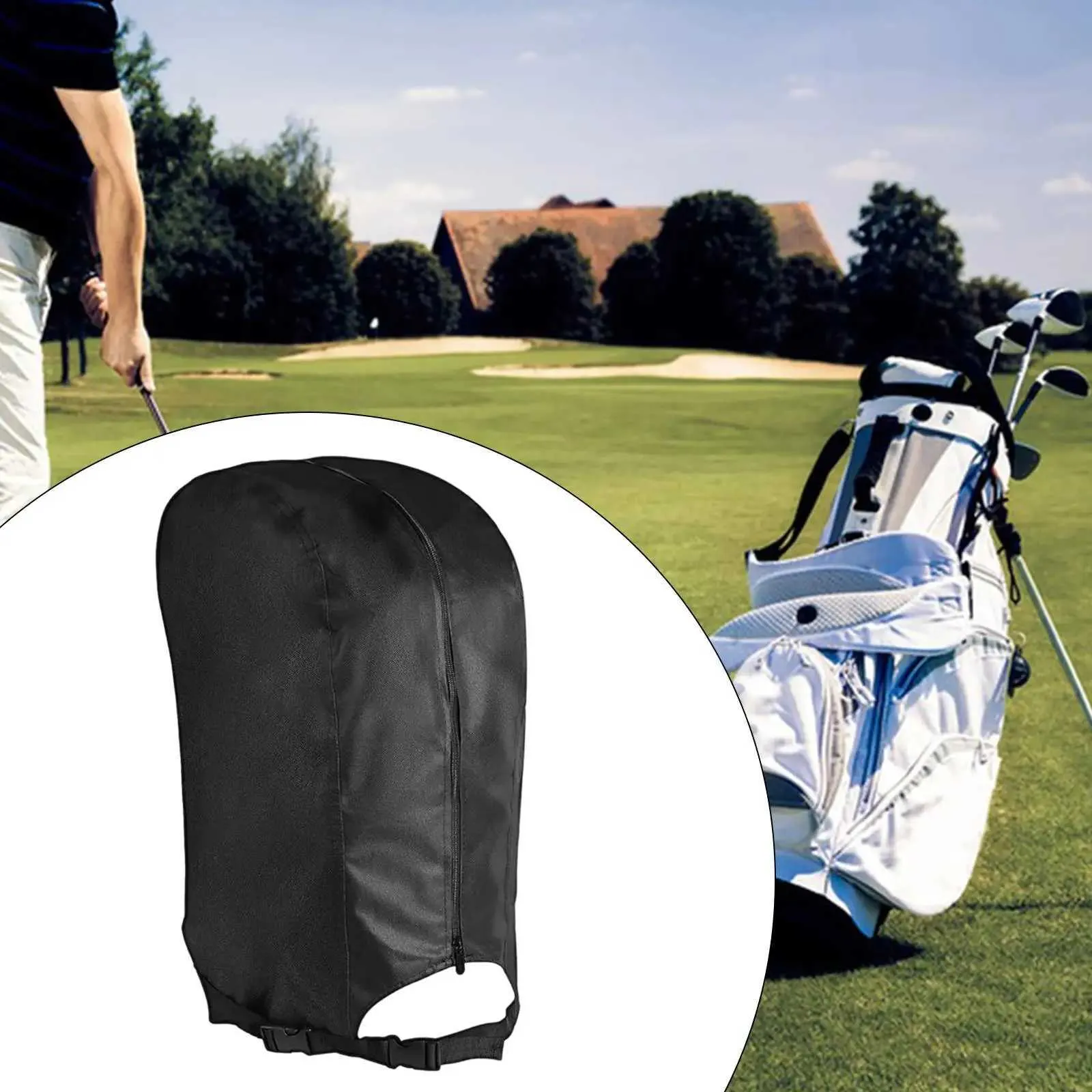 Golf Bag Hood Cover Lightweight Golf Club Rain Cover Protective Shell ...