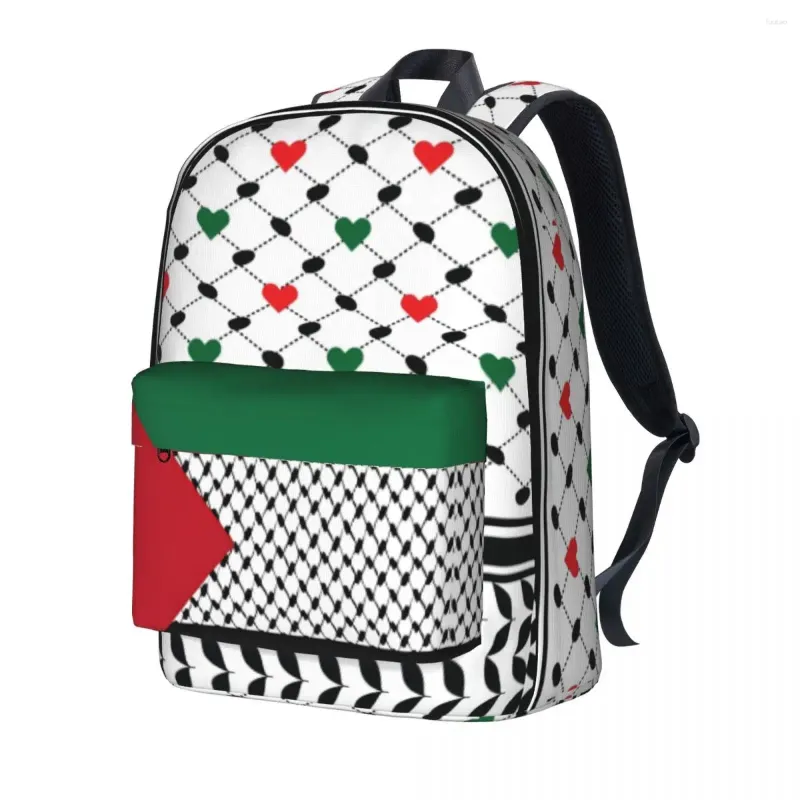 Stylish And Durable Backpacks Men's Fashion With Palestine Map Design ...