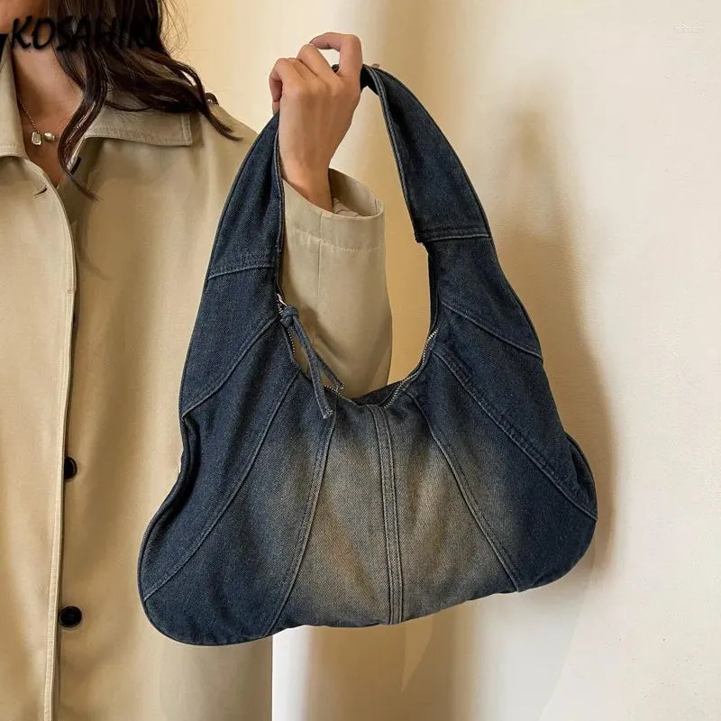 Vintage Denim Barrel Bag: Chic Drawstring Shoulder Bag - Shop Now! Best ...