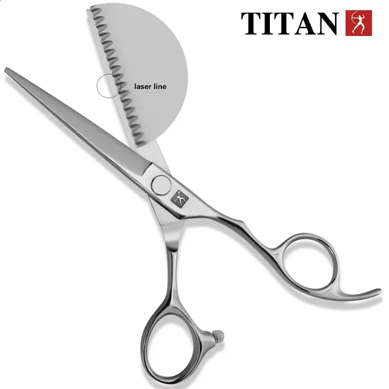 Titan Professional Laser Wire Ulta Hair Cutting Scissors 6 Inch Barber ...