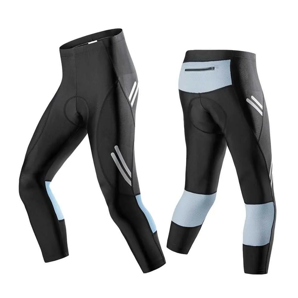WOSAWE 3/4 Summer Breathable 3D Pad Compression Cycling Tights: Men's ...