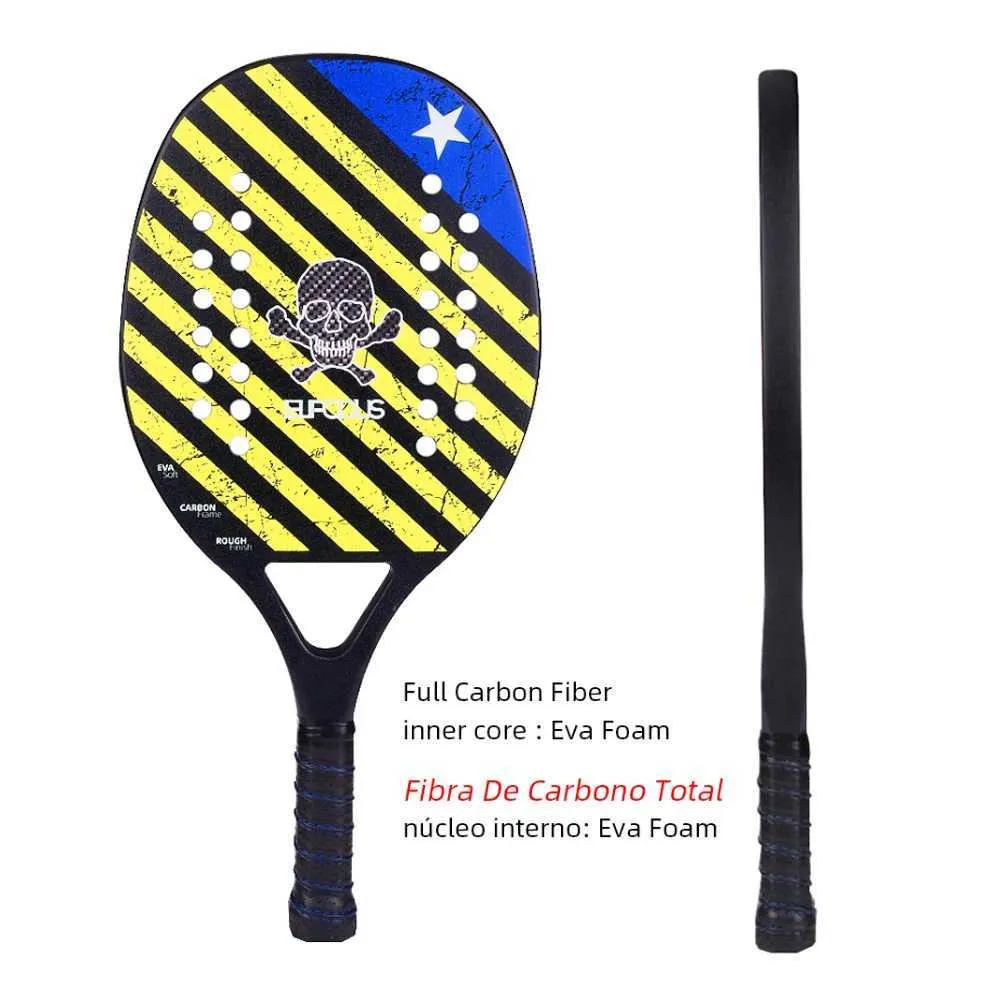 Carbon Fiber Beach Tennis Rackets - 18K/12K/3K Weave, Soft Face ...