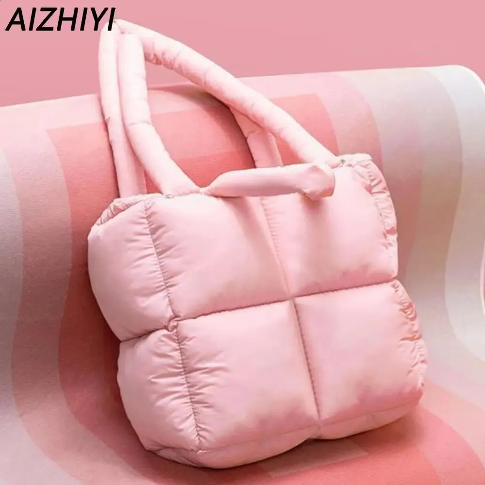 Puff Tote Bag For Women Large Puffer Handbag, Trendy Cloud Shoulder Bag ...